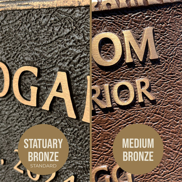 Scroll Memorial Plaque - Death Plaques
